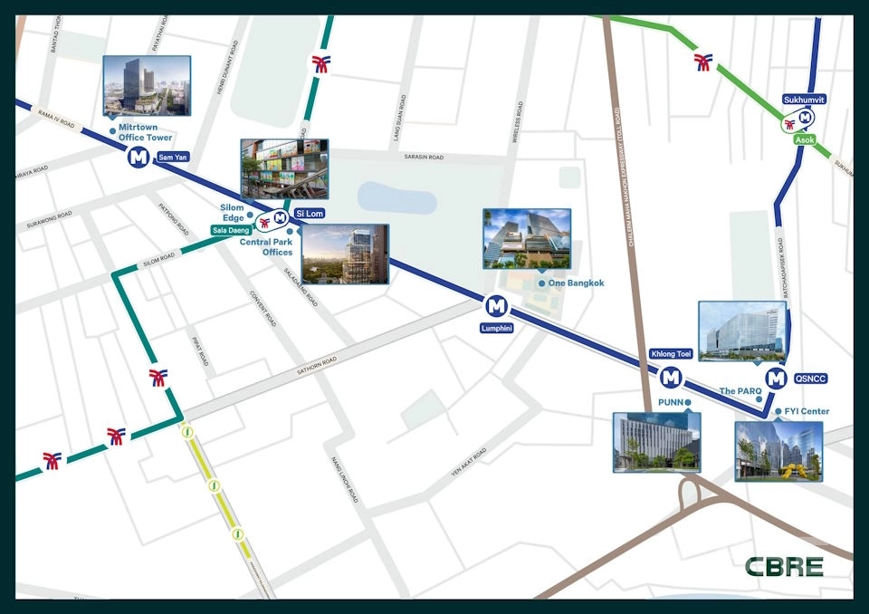 Why Rama 4 Is Bangkok’s New Hotspot for Office Space for Rent
