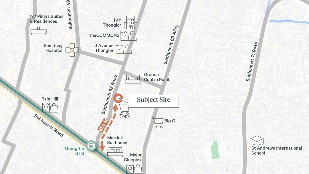 Thong Lor land for sale, development plot in Bangkok