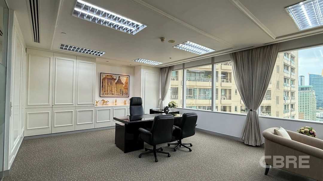 Column Tower Fully Fitted Office for Rent in Bangkok