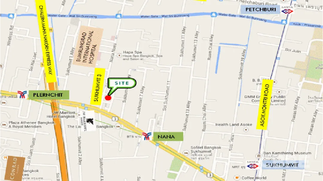 Hotel and Retail Space for Sale on Sukhumvit Soi 3, Bangkok