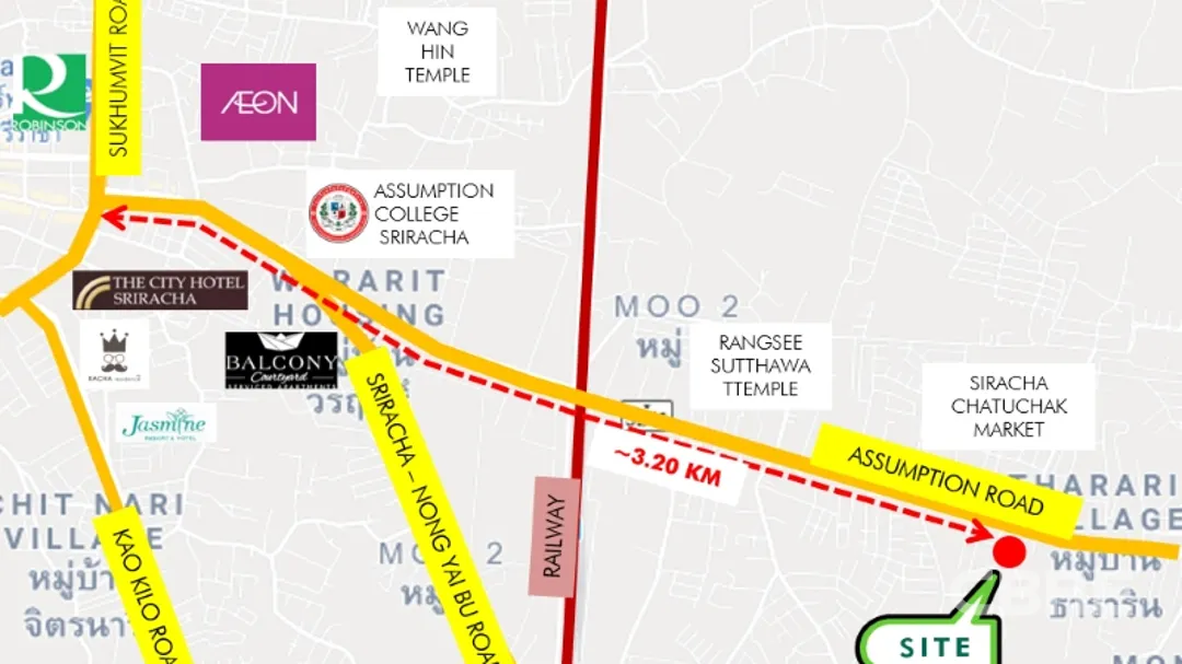 Land for Sale in Sriracha, Chonburi | CBRE Thailand