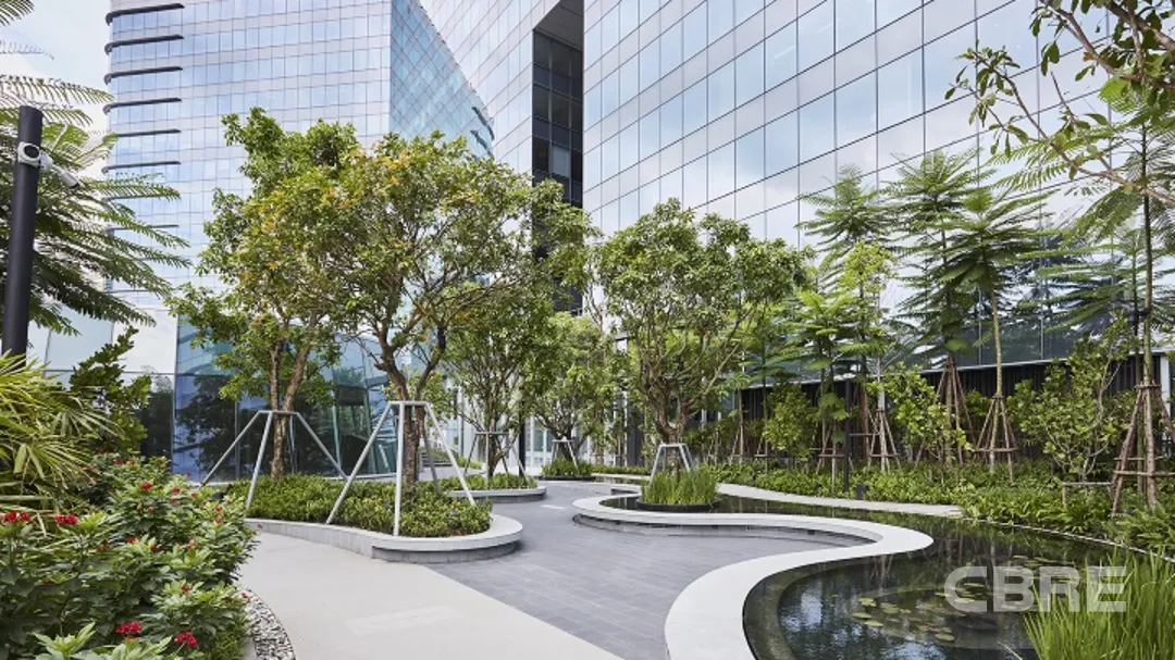 The PARQ Smart Office for Rent on Rama 4 Road Bangkok