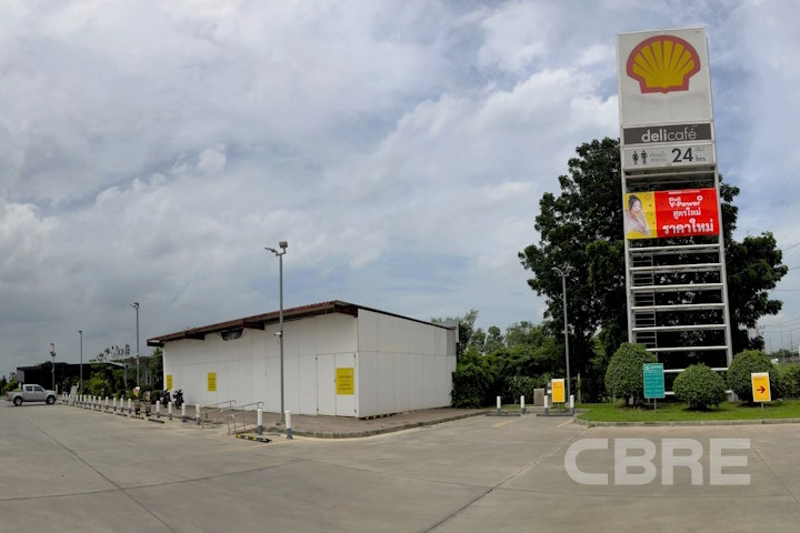 Retail Space for Rent in Shell Gas Station in Chachoengsao