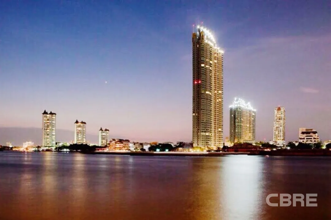 Luxury riverside condo for sale, Bangkok - Watermark l CBRE