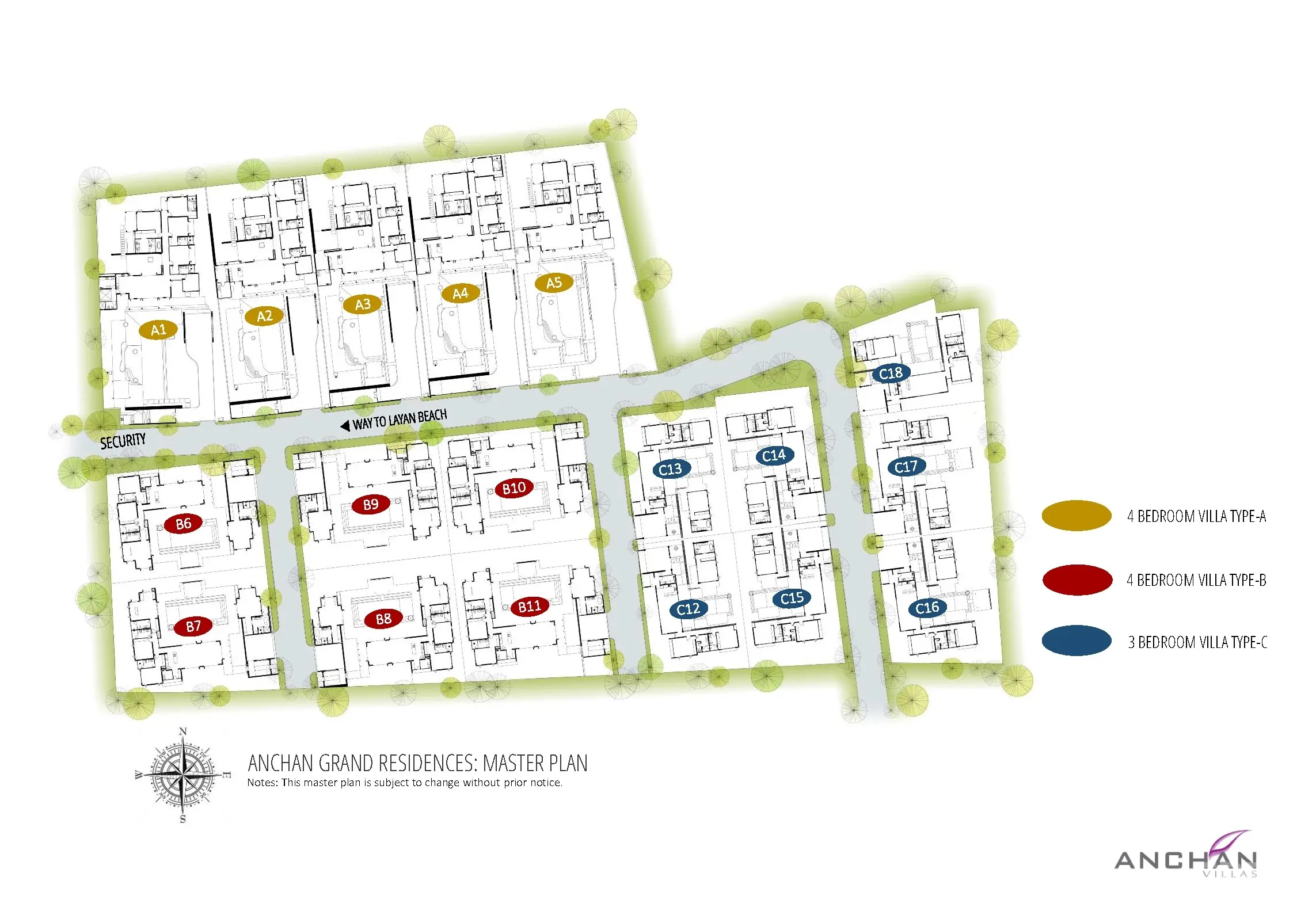 Anchan Grand Residences Phuket Villas For Sale and Rent